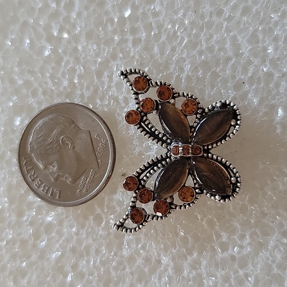 Jewelry | Ginger Snap Costume Jewelry Button Magnolia Vine Butterfly ...